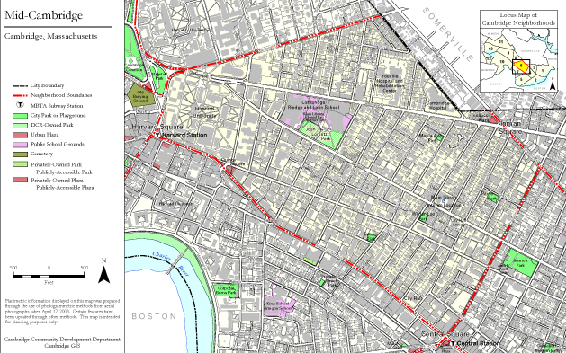 Neighborhood Map Gallery - CDD - City of Cambridge, Massachusetts