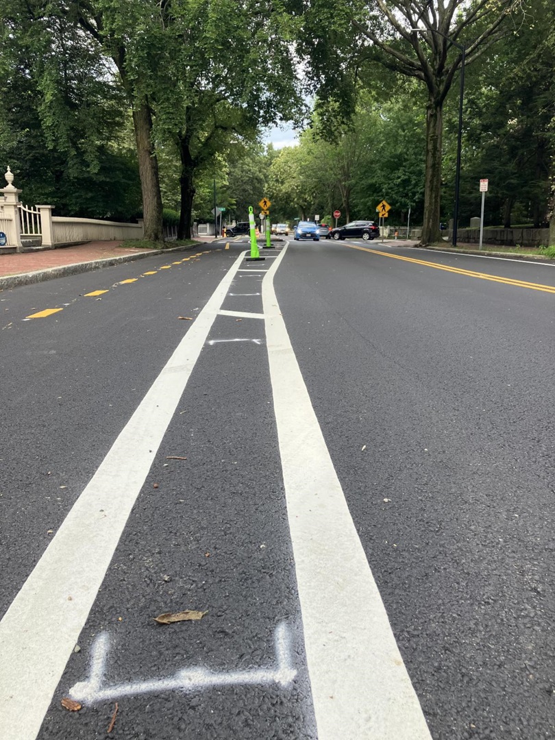 Work to Install Flex Posts and Concrete Curbing on Brattle Street ...
