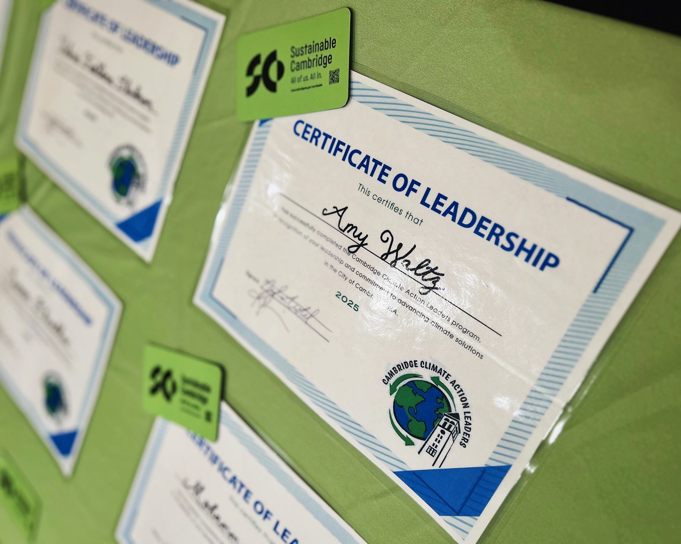 Be a Cambridge Climate Action Leader