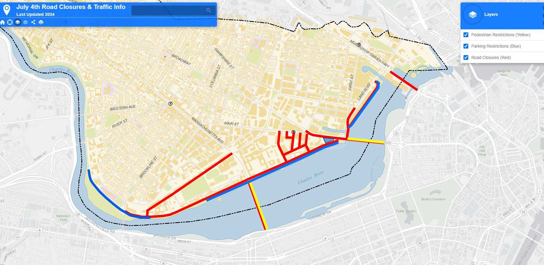 July 4th Boston Pops Fireworks Spectacular Information for Cambridge